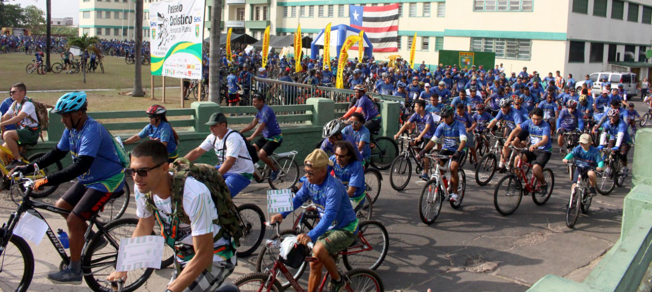 Passeio Ciclístico Reúne 2 Mil Participantes Sesc No Maranhão
